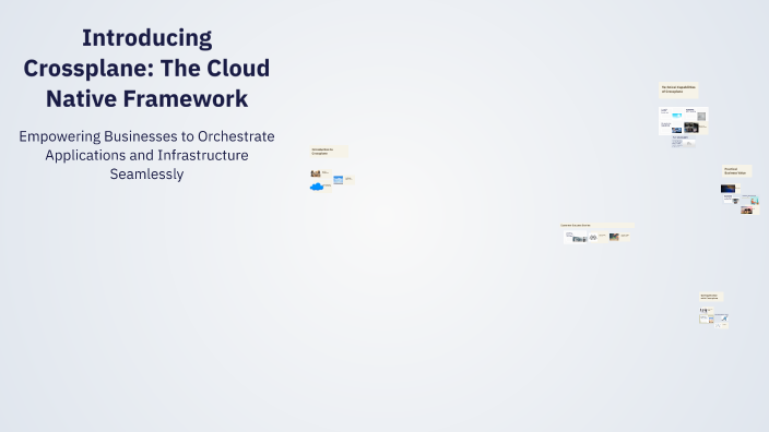 Introducing Crossplane: The Cloud Native Framework by Guruprasad Bhavsar on Prezi