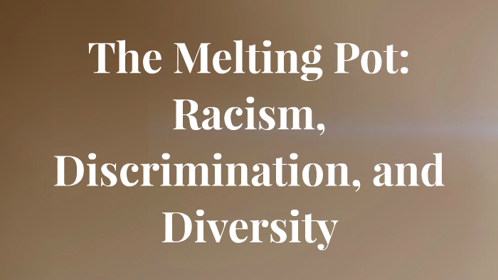 The Melting Pot: Racism, Discrimination, and Diversity by Samantha ...