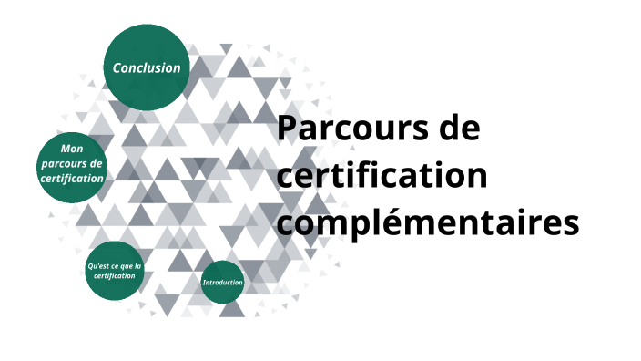 Parcours de certification by Théo Lafond on Prezi