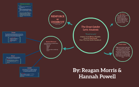 Great Gatsby Lyric Analysis by Hannah Powell on Prezi