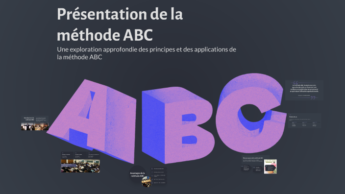 Présentation de la méthode ABC by YASSINE EL MOUSSAOUI on Prezi