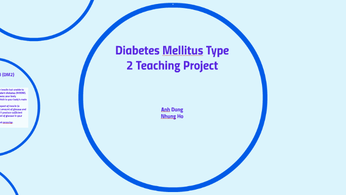 Diabetes mellitus type 2 teaching project by Anh Dang on Prezi