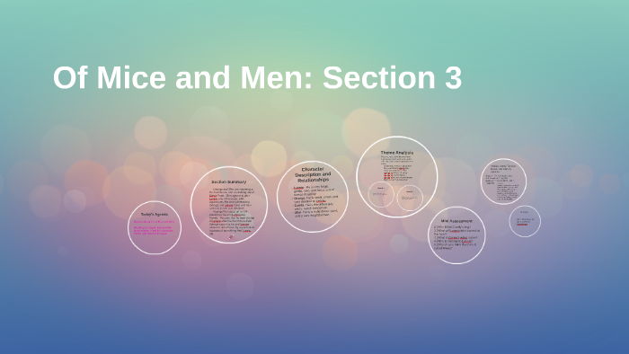 Of Mice and Men: Section 3 by Eddie Pykosh