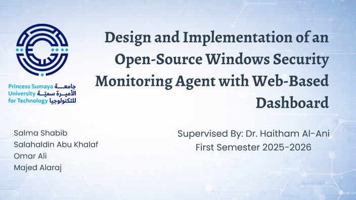 Design and Implementation of an Open-Source Windows Security Monitoring ...