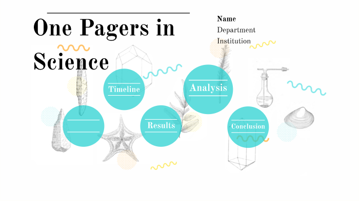 One Pagers in Science by Danielle Encarnacion