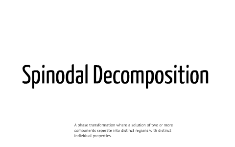 Spinodal Decomposition by tim batt on Prezi