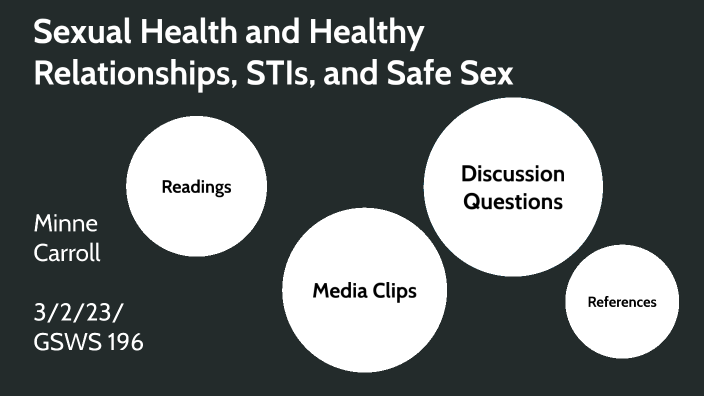 Sexual Health and Healthy Relationships, STIs, and Safe Sex by Minne ...