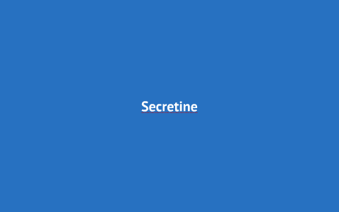 Secretine by Sven Deventer on Prezi