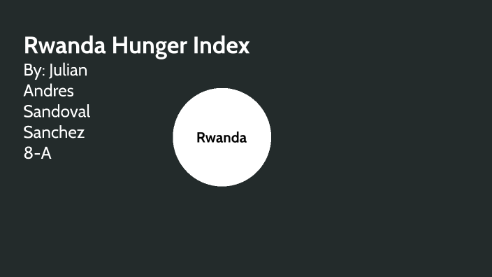 Rwanda Hunger Index by Julian Sandoval on Prezi