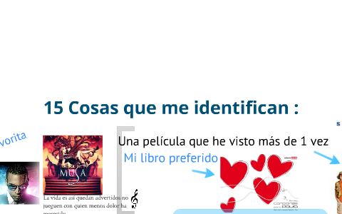 15 Cosas que me Identifican! by Paula María Díaz Durán on Prezi