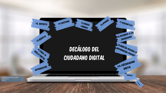 decálogo de ciudadanía Digital by Nataly Rincon duran on Prezi