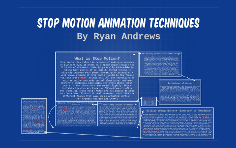 Stop Motion Animation Techniques by Ryan Andrews on Prezi