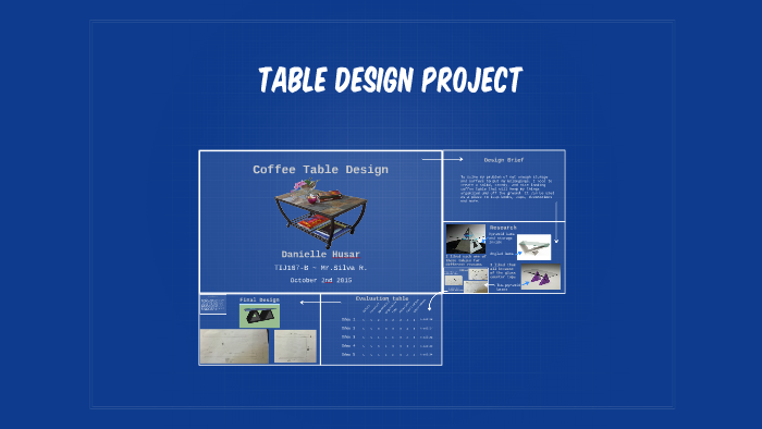 Table Design Project by Danielle Root on Prezi
