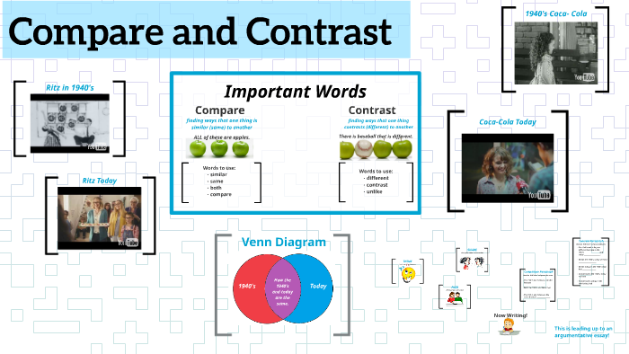 Compare and Contrast by Sara Galbraith on Prezi