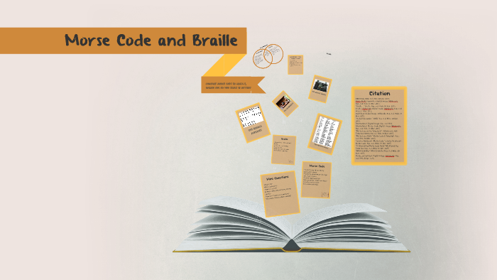 Morse Code / Braille by Katie L on Prezi