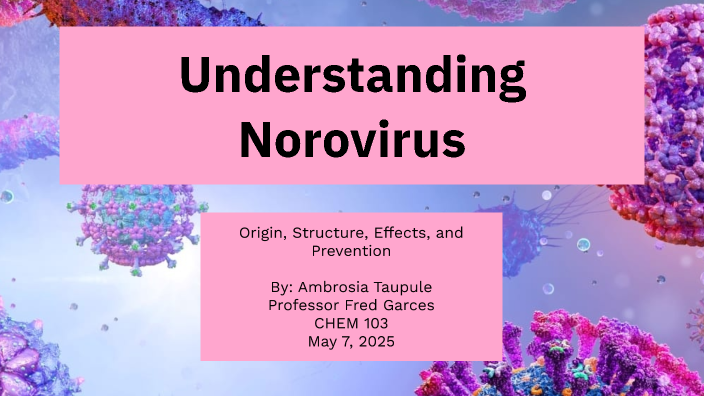 Understanding Norovirus by Ambrosia Taupule on Prezi