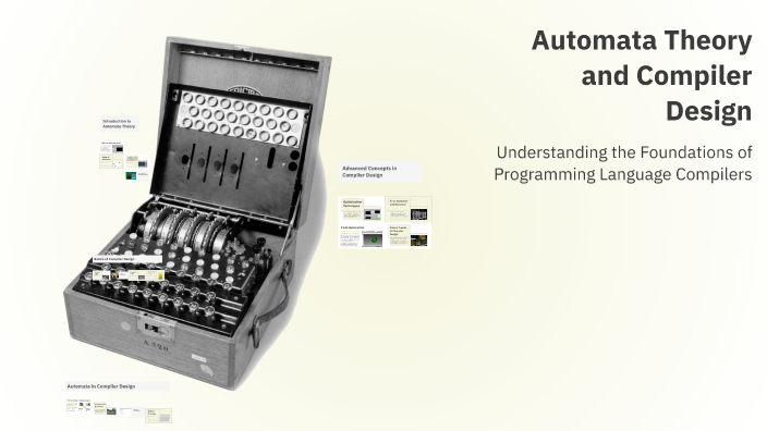 Automata Theory and Compiler Design by 22Q91A66E7 JOGULLA MALLIKARJUN ...