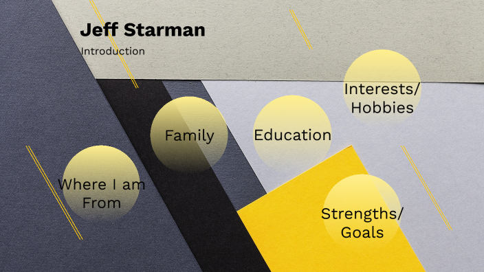 Jeff Starman - Introduction by Jeff Starman on Prezi