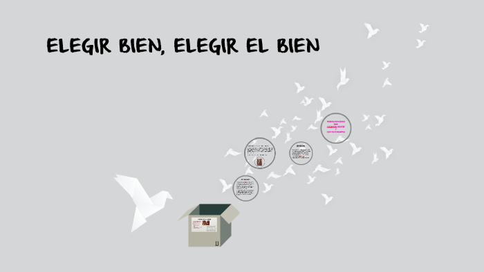 ELEGIR BIEN, ELEGIR EL BIEN by alejandra Martin lozano on Prezi