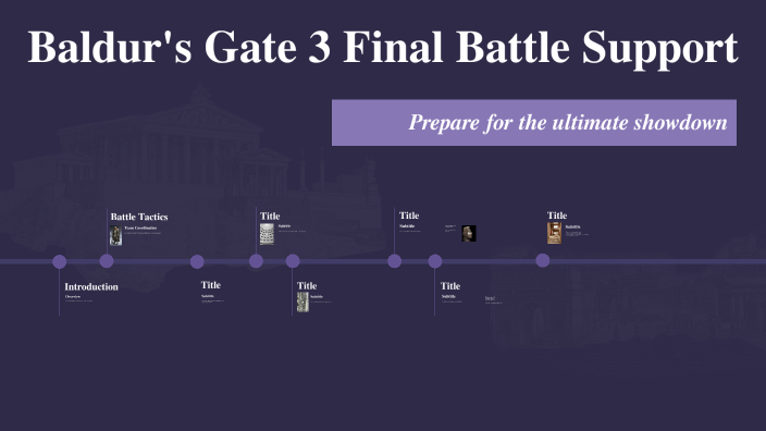 Baldur's Gate 3 Final Battle Support by reese fraser on Prezi