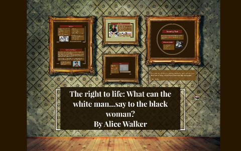The right to life: What can the white man...say to the black by Emma ...