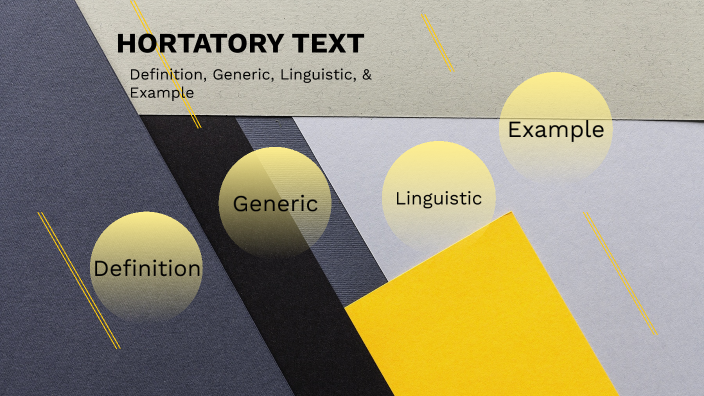 Hortatory Text by Muhammad fikri adiza on Prezi