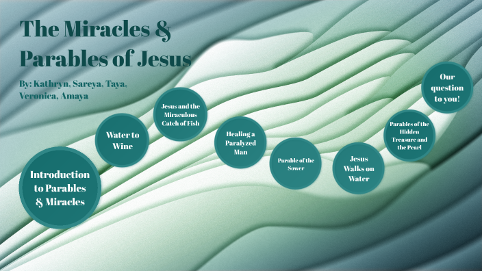 The Parables and Miracles of Jesus by Sareya Skinner on Prezi