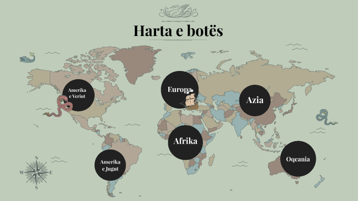 Harta e botës by Dea Mone on Prezi