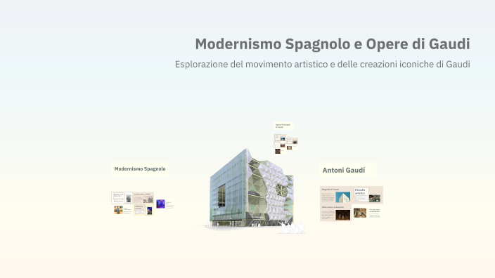 Modernismo Spagnolo e Opere di Gaudi by Valentina gg on Prezi