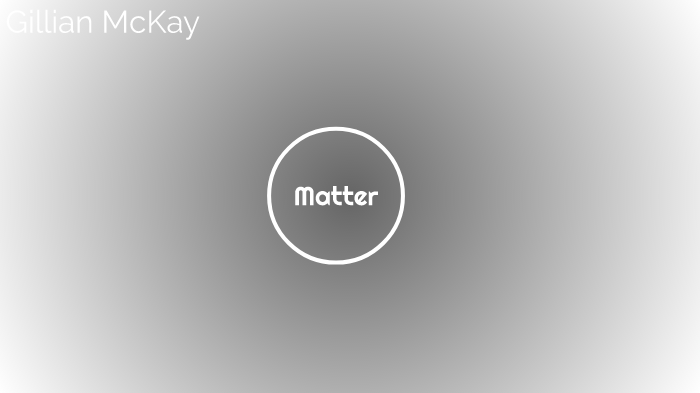 Matter Prezi (Gillian McKay) by Gillian McKay on Prezi