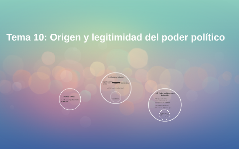 Tema 10: Origen y legitimidad del poder político by Sergio Gordillo on ...