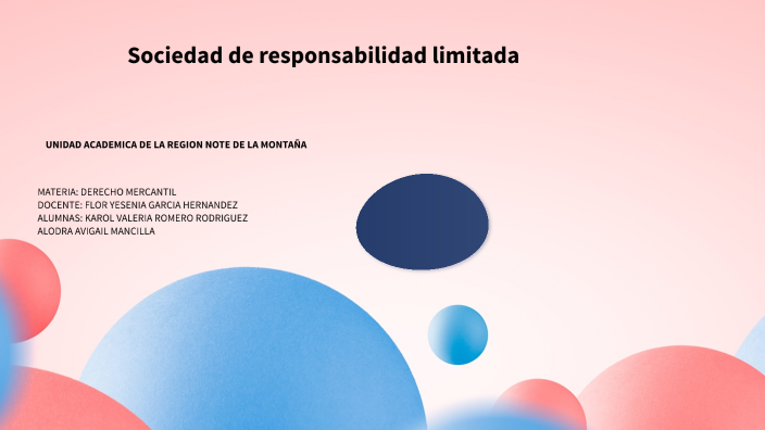 Sociedad de responsabilidad limitada by Mancilla Hernández Alondra Avigail on Prezi