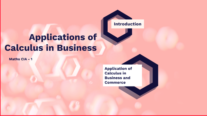 Applications of Calculus in Business by Pradyumna Jammi on Prezi