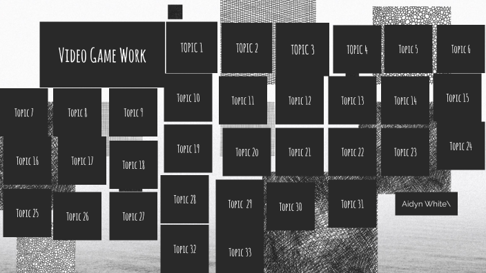 video game work by Aidyn White on Prezi