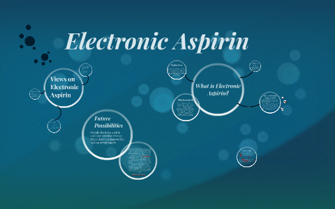 Electronic Aspirin by sam I on Prezi