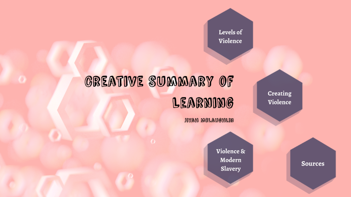 Creative Summary of Learning by Jiyah McLaughlin on Prezi