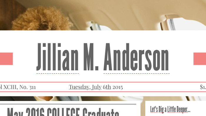 Jillian M. Anderson by Jillian Anderson on Prezi