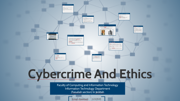 Cybercrime And Ethics by Ghadeer Ali on Prezi