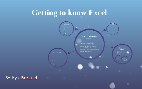 What is Microsoft Excel? by Kyle Brechtel on Prezi