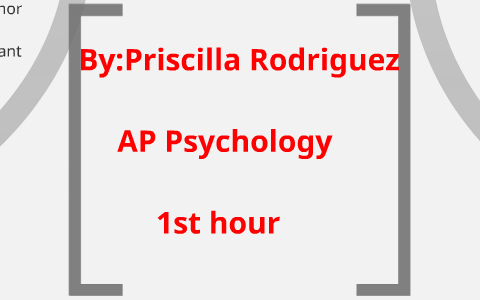 AP Psych Movie Project by Priscilla Rodriguez on Prezi