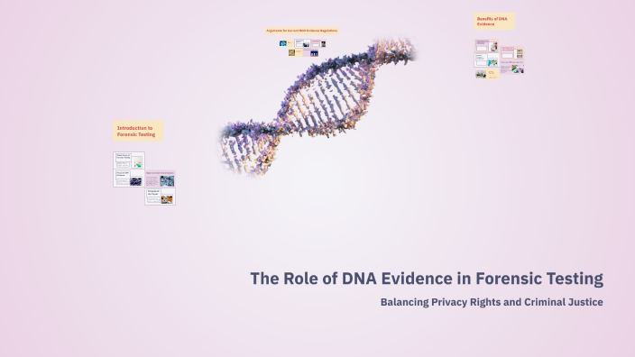 The Role of DNA Evidence in Forensic Testing by Aaliyah Vargas on Prezi