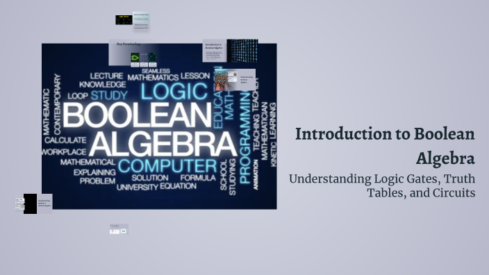 Introduction to Boolean Algebra by L Li on Prezi