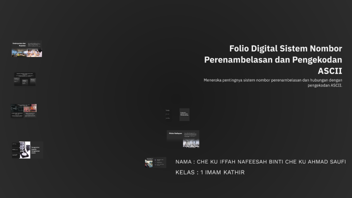 Folio Digital Sistem Nombor Perenambelasan dan Pengekodan ASCII by C ...