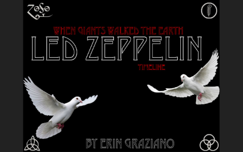 Led Zeppelin Timeline by Erin Graziano