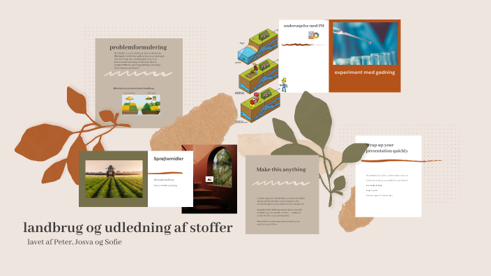 landbrug og udledning af stoffer by Sofie Christensen on Prezi