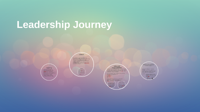 Leadership Journey by Teri S on Prezi