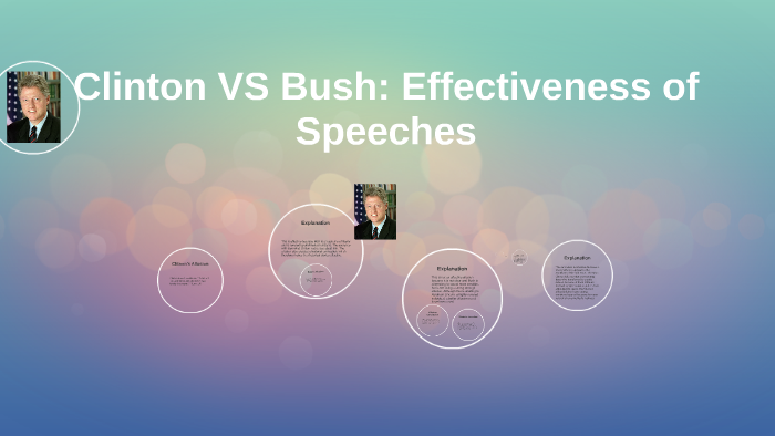 Clinton VS Bush: Effectiveness of Speeches by Ju-Young Kim on Prezi