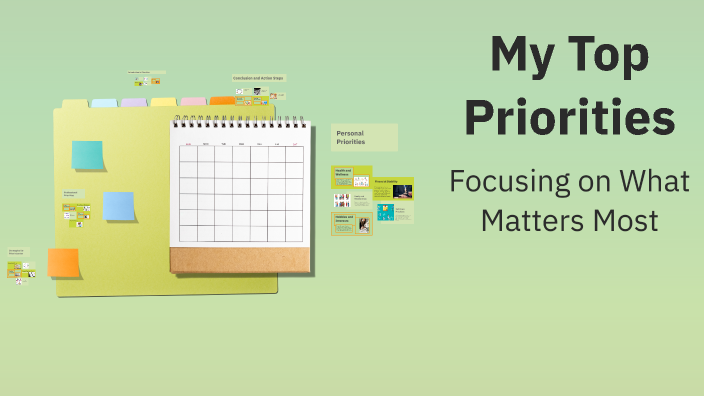 My Top Priorities by michelle walker on Prezi