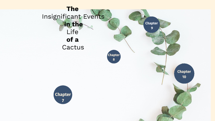 Insignificant Events in the Life of a Cactus by Alyssa Andelin on Prezi