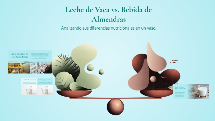 Leche de Vaca vs. Bebida de Almendras by Florencia Díaz on Prezi